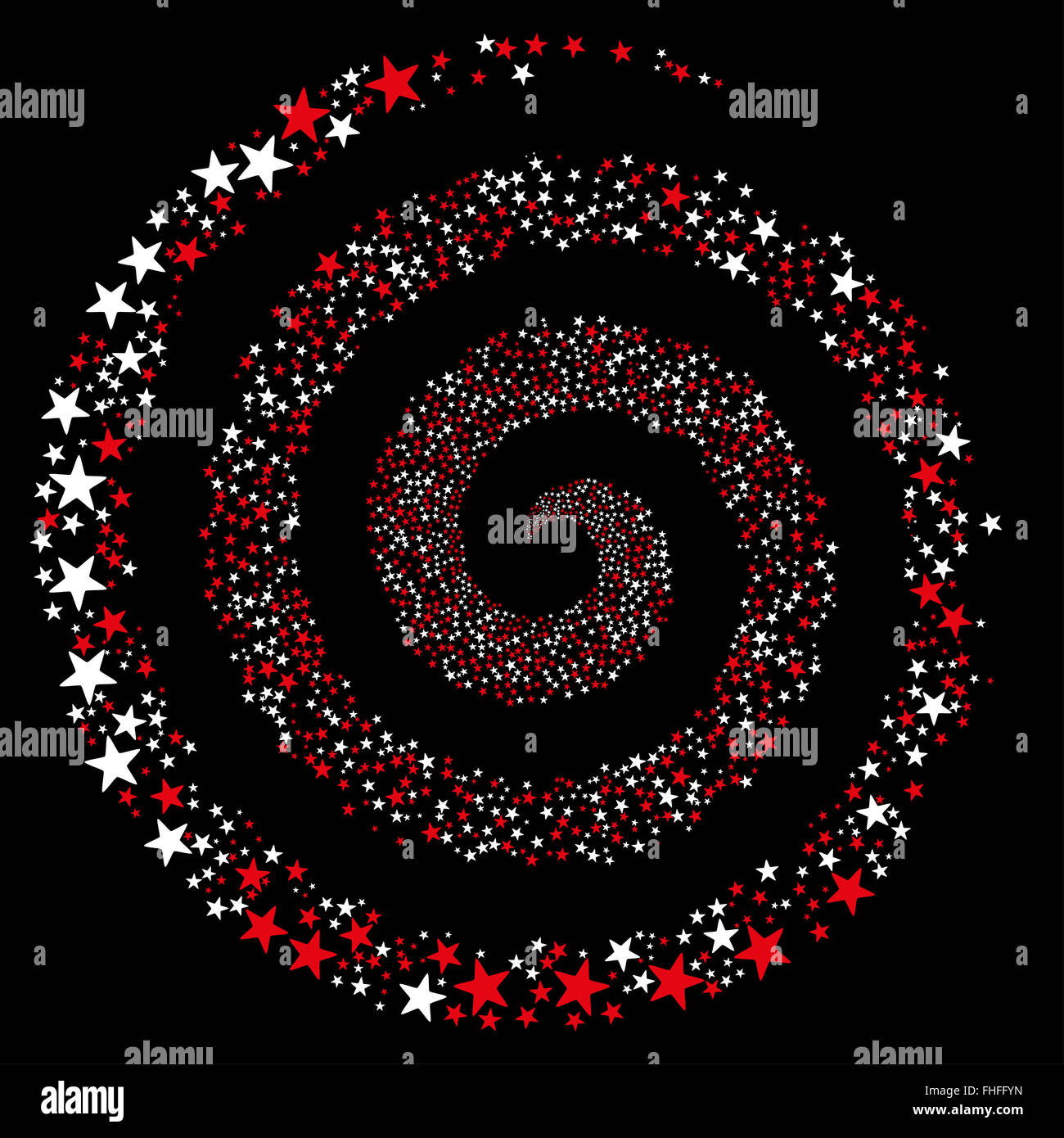 Salute Star Spiral Stock Photo - Alamy
