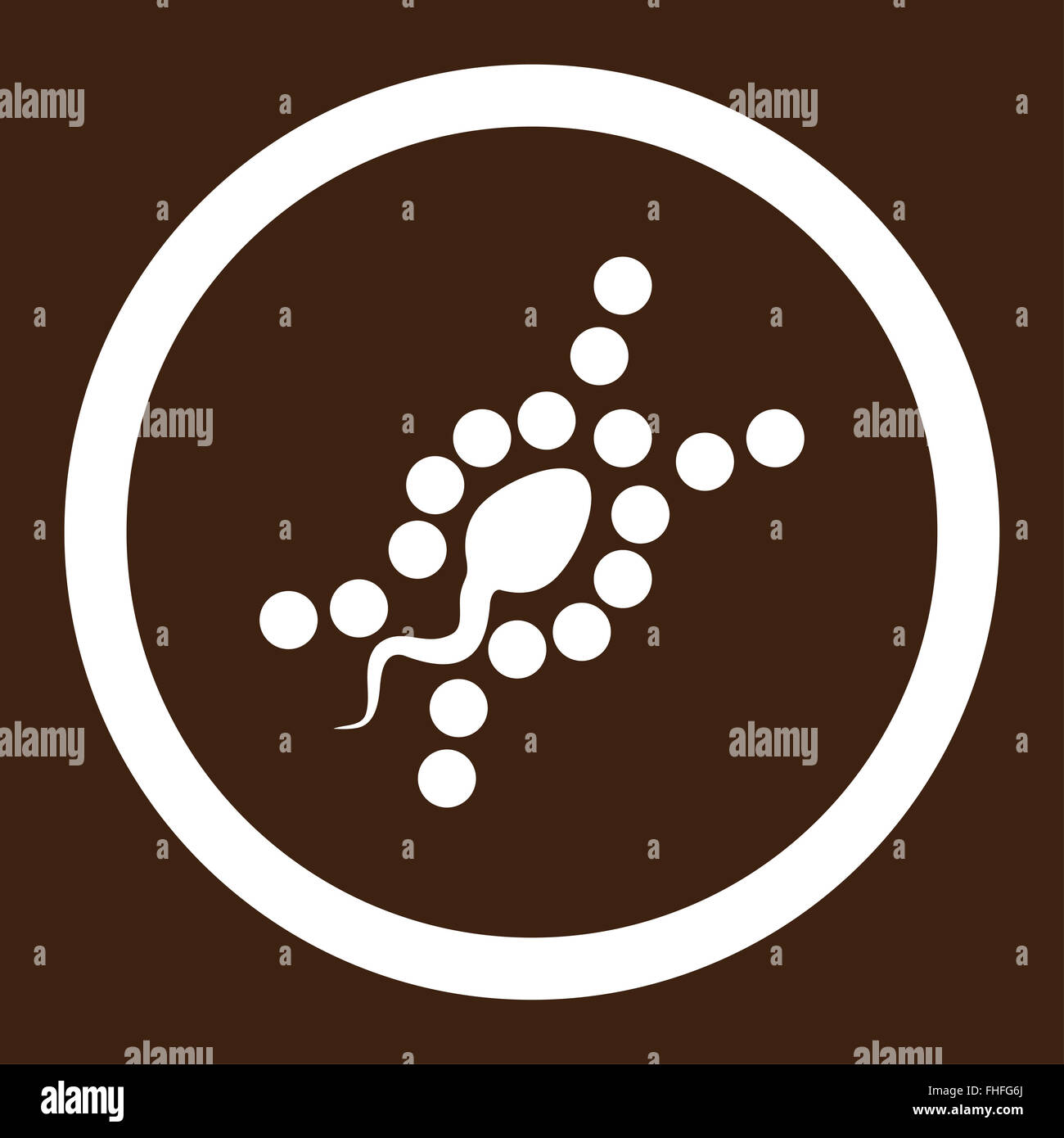 DNA Replication Rounded Vector Icon Stock Photo - Alamy