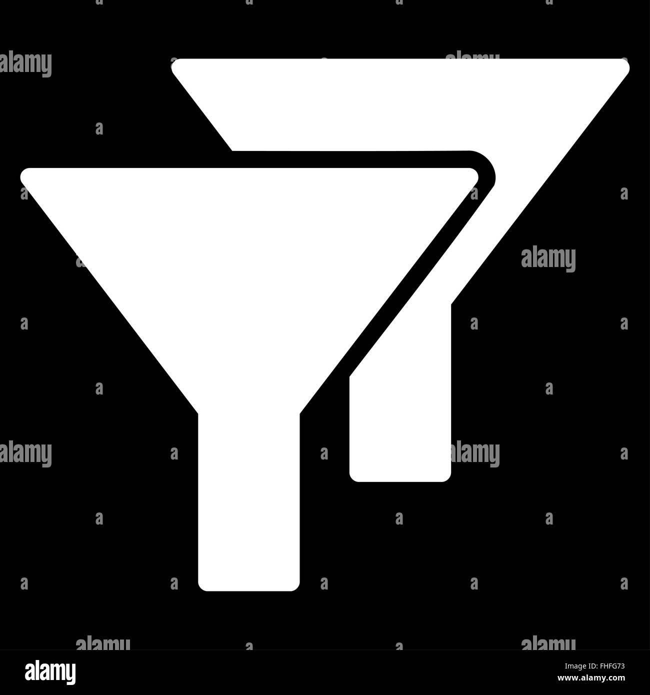 Filters Flat Icon Stock Photo - Alamy