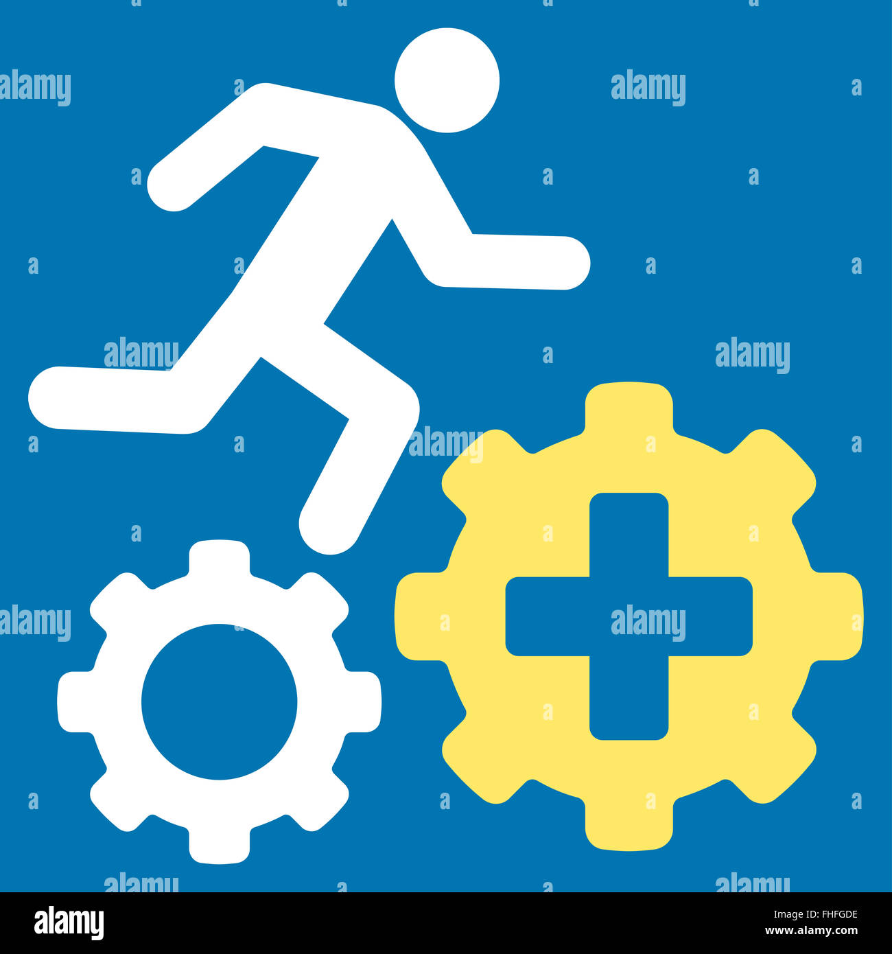 Treatment Process Icon Stock Photo - Alamy