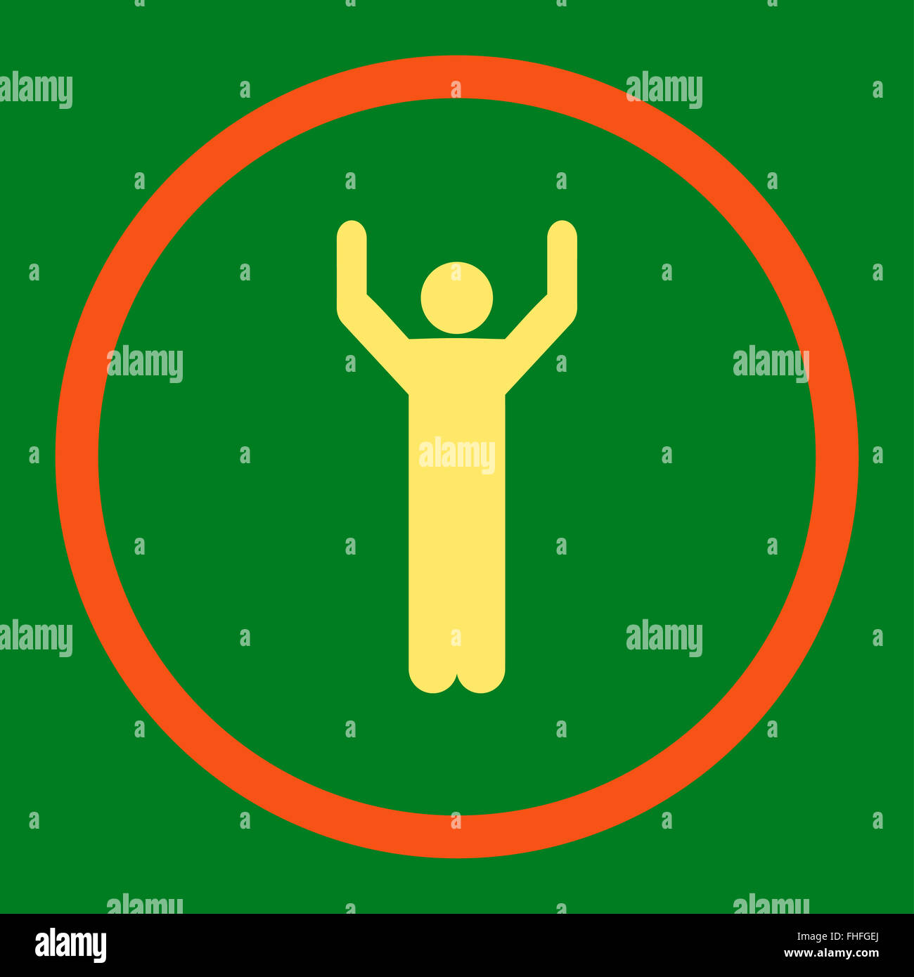 Hands up icon Stock Photo - Alamy