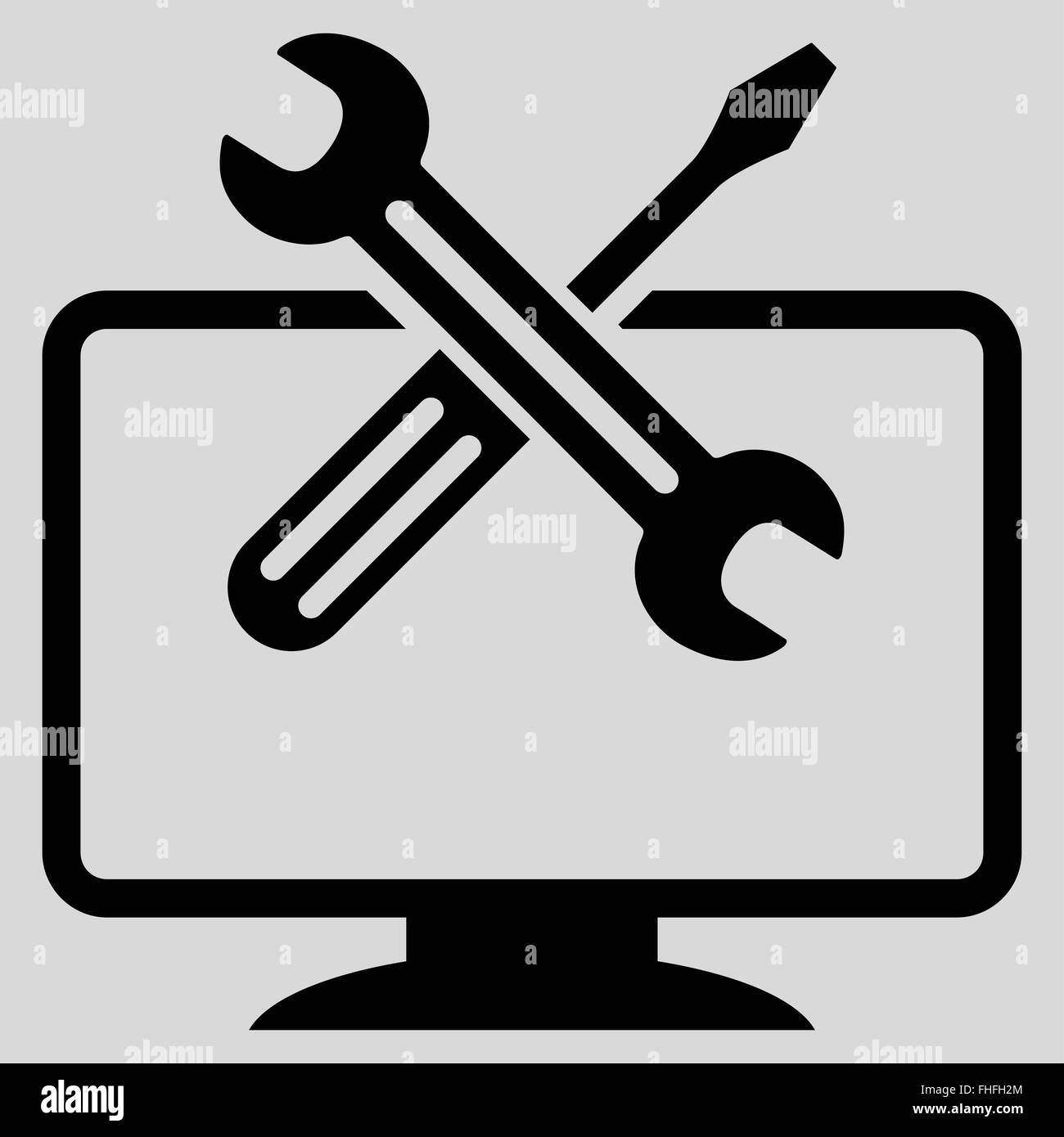 Computer Tools Icon Stock Photo - Alamy