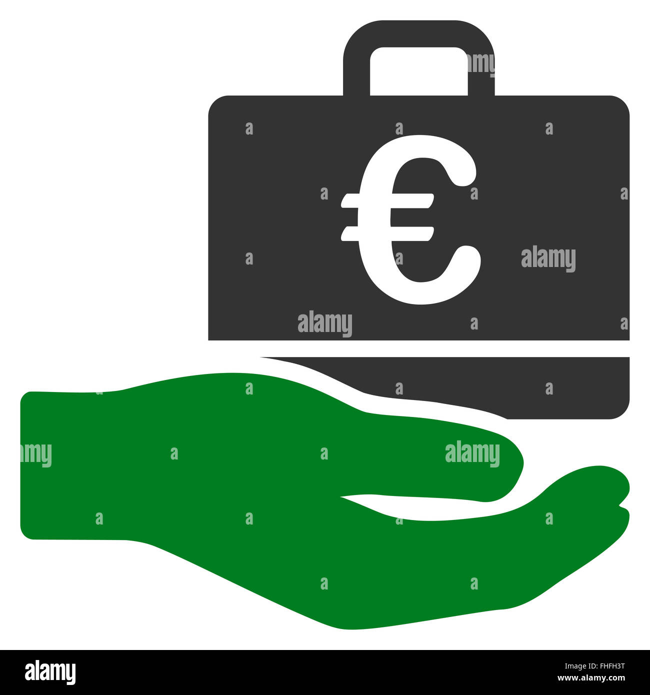 Euro Accounting Service Icon Stock Photo - Alamy