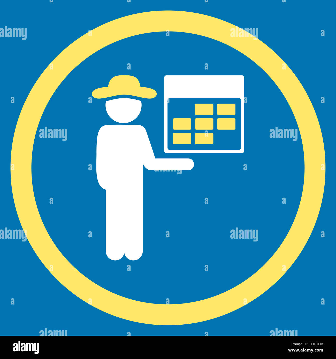 Man Appointment Icon Stock Photo - Alamy