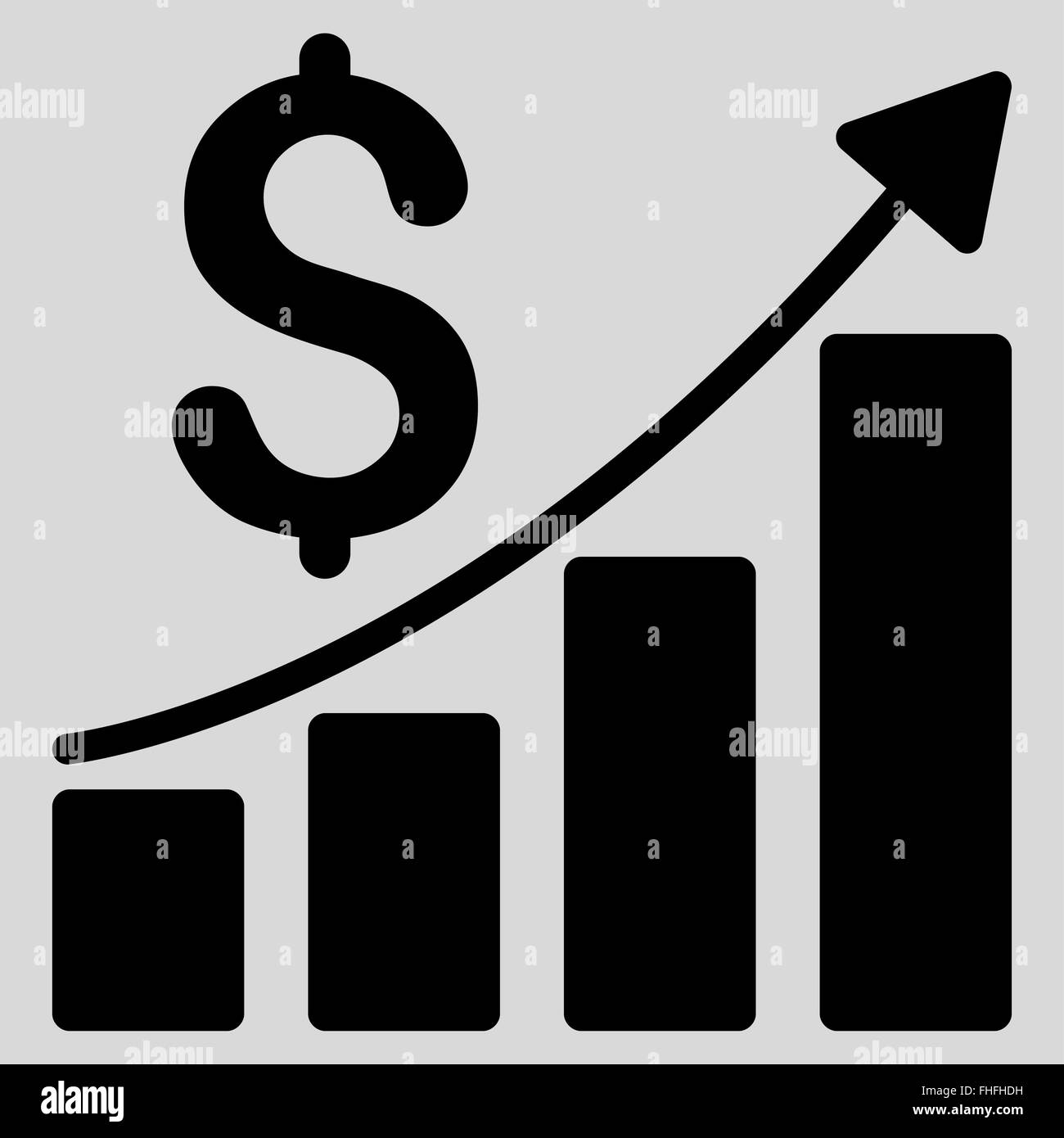 Financial Report Icon Stock Photo - Alamy