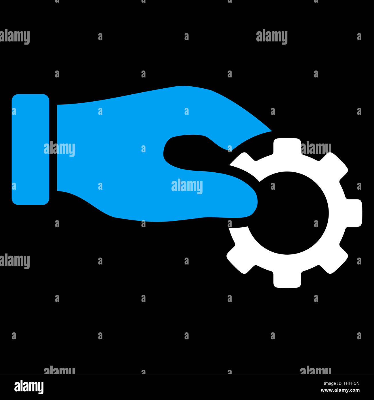Development Flat Icon Stock Photo - Alamy