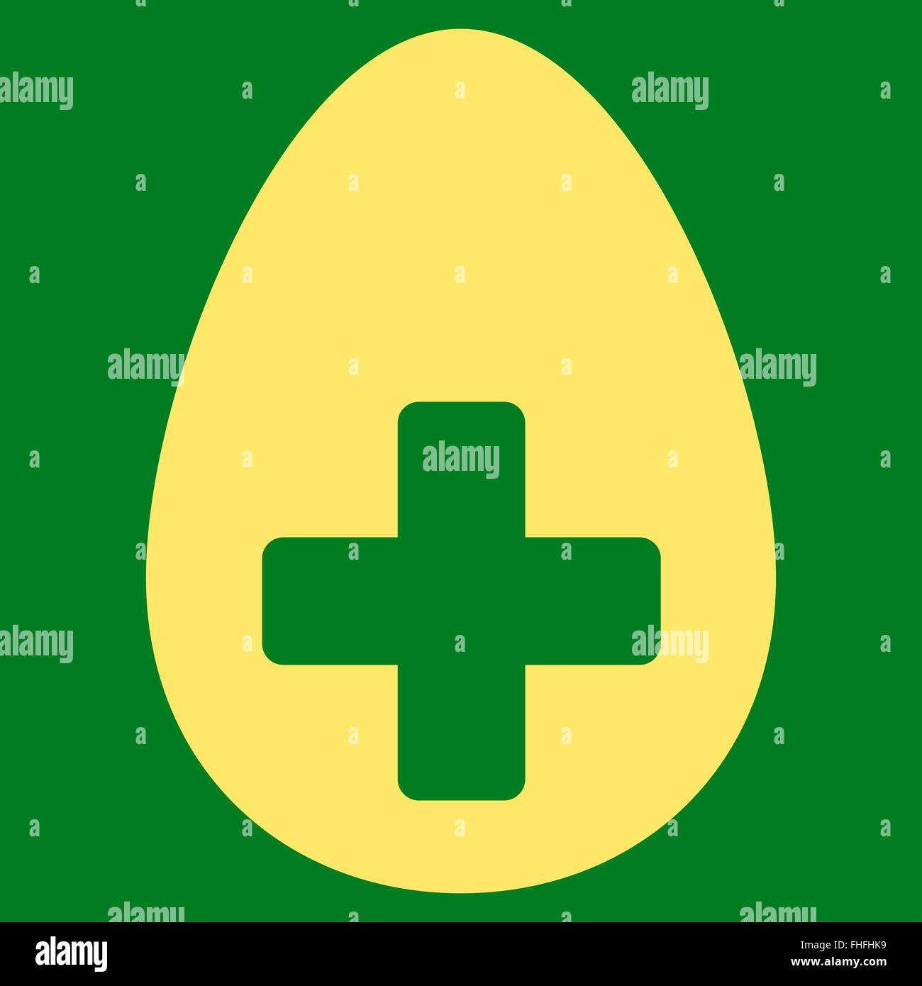 Plus Egg Icon Stock Photo - Alamy
