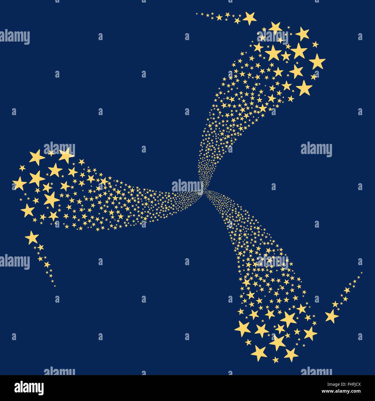 Star Fireworks Swirl Rotation Stock Photo - Alamy