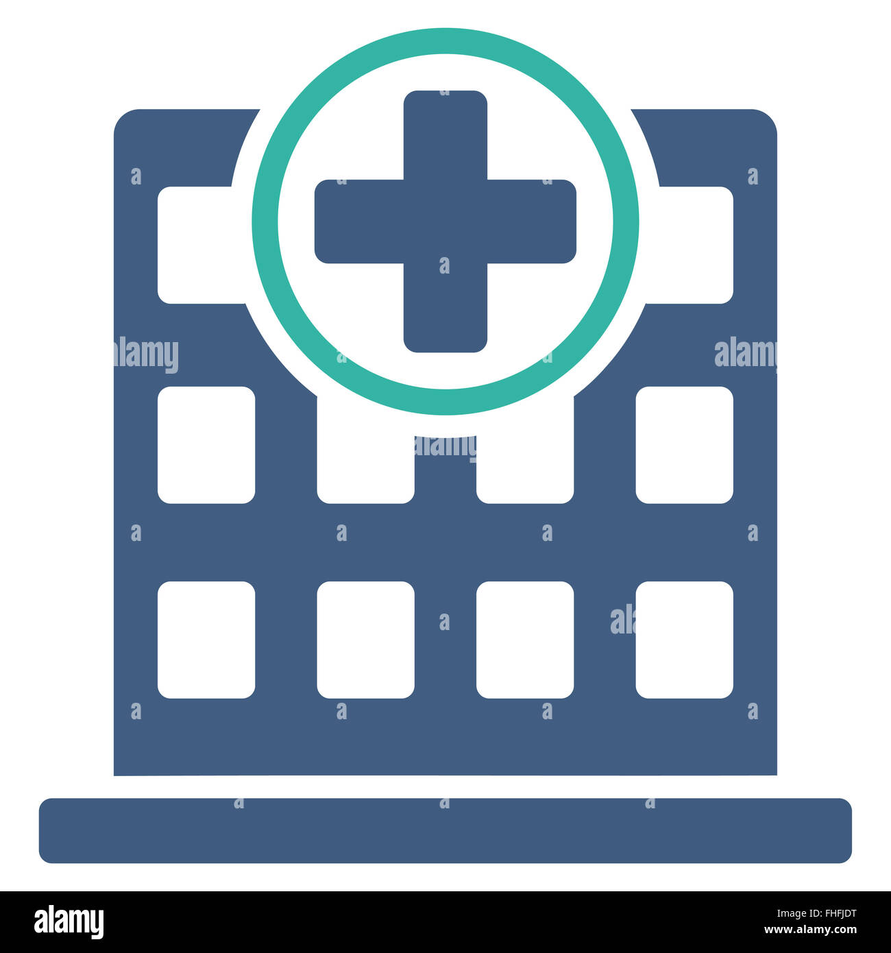Clinic Building Icon Stock Photo - Alamy
