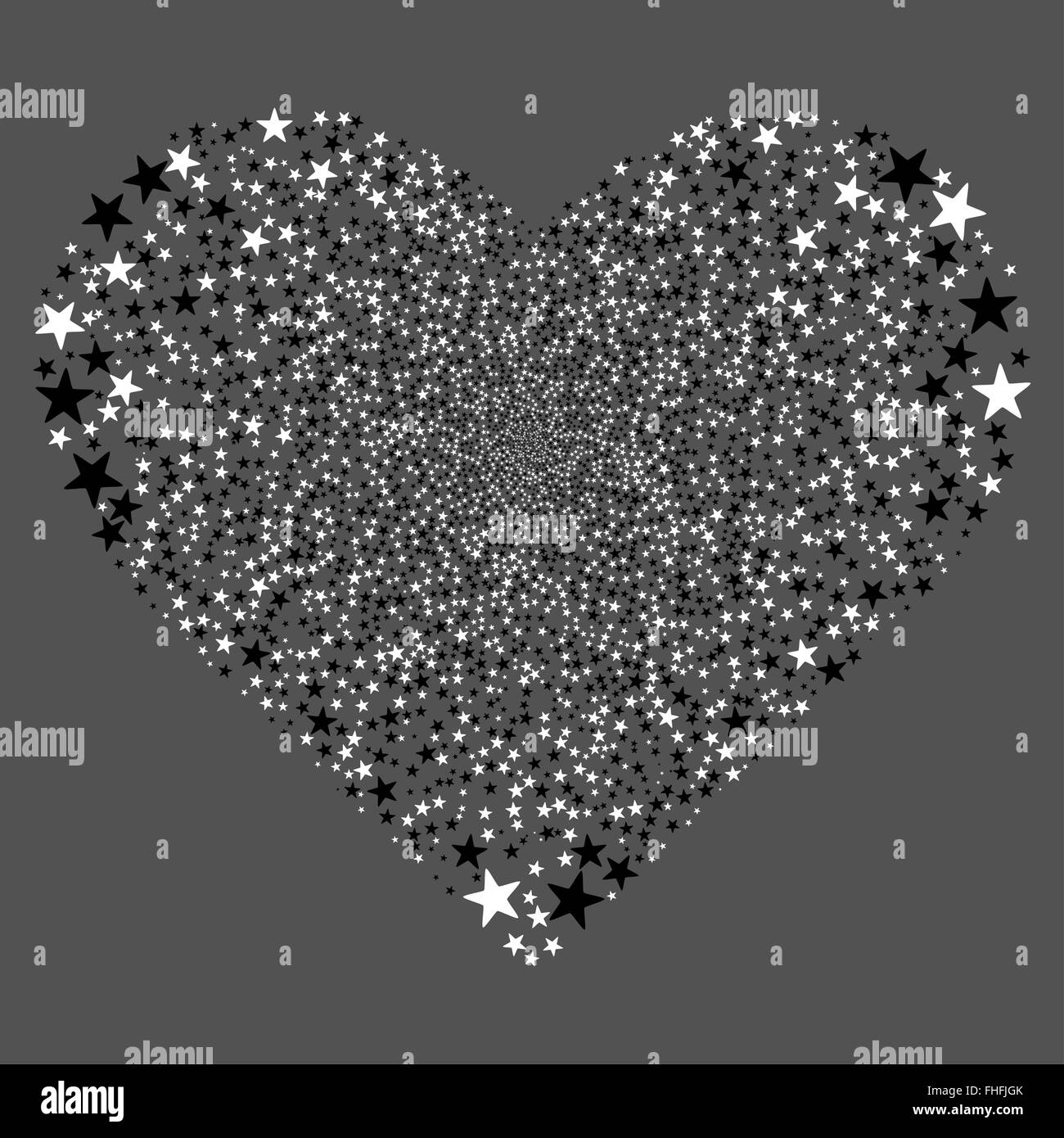 Star Salute Heart Stock Photo - Alamy