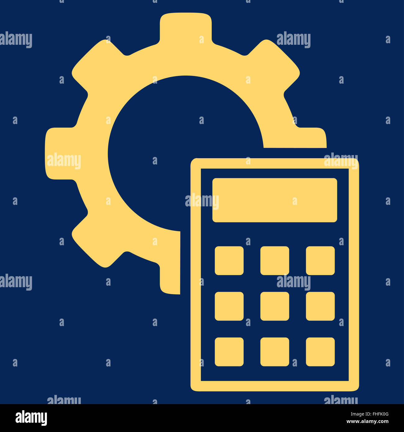 Engineering Calculations Icon Stock Photo - Alamy