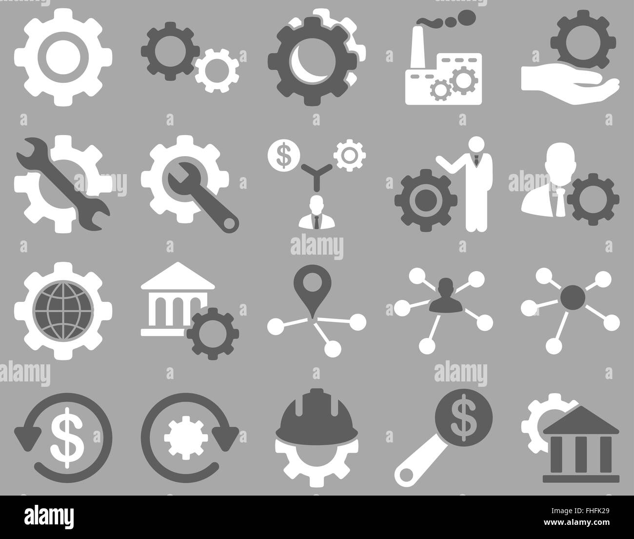 Settings and Tools Icons Stock Photo - Alamy