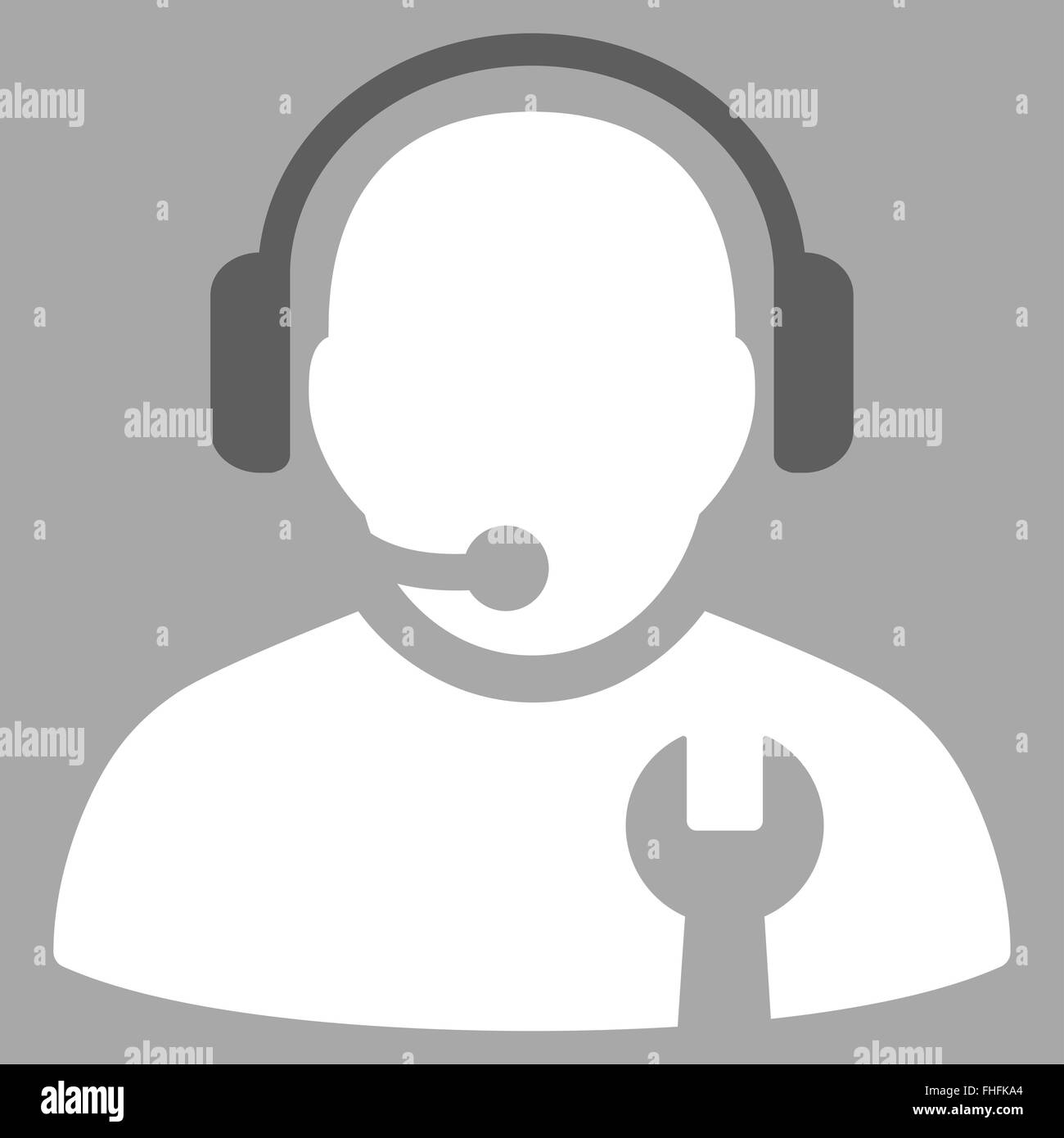 Service Operator Icon Stock Photo - Alamy