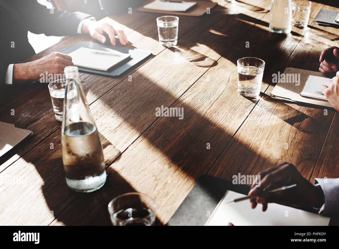 Business People Meeting Discussion Agreement Negotiation Concept Stock ...