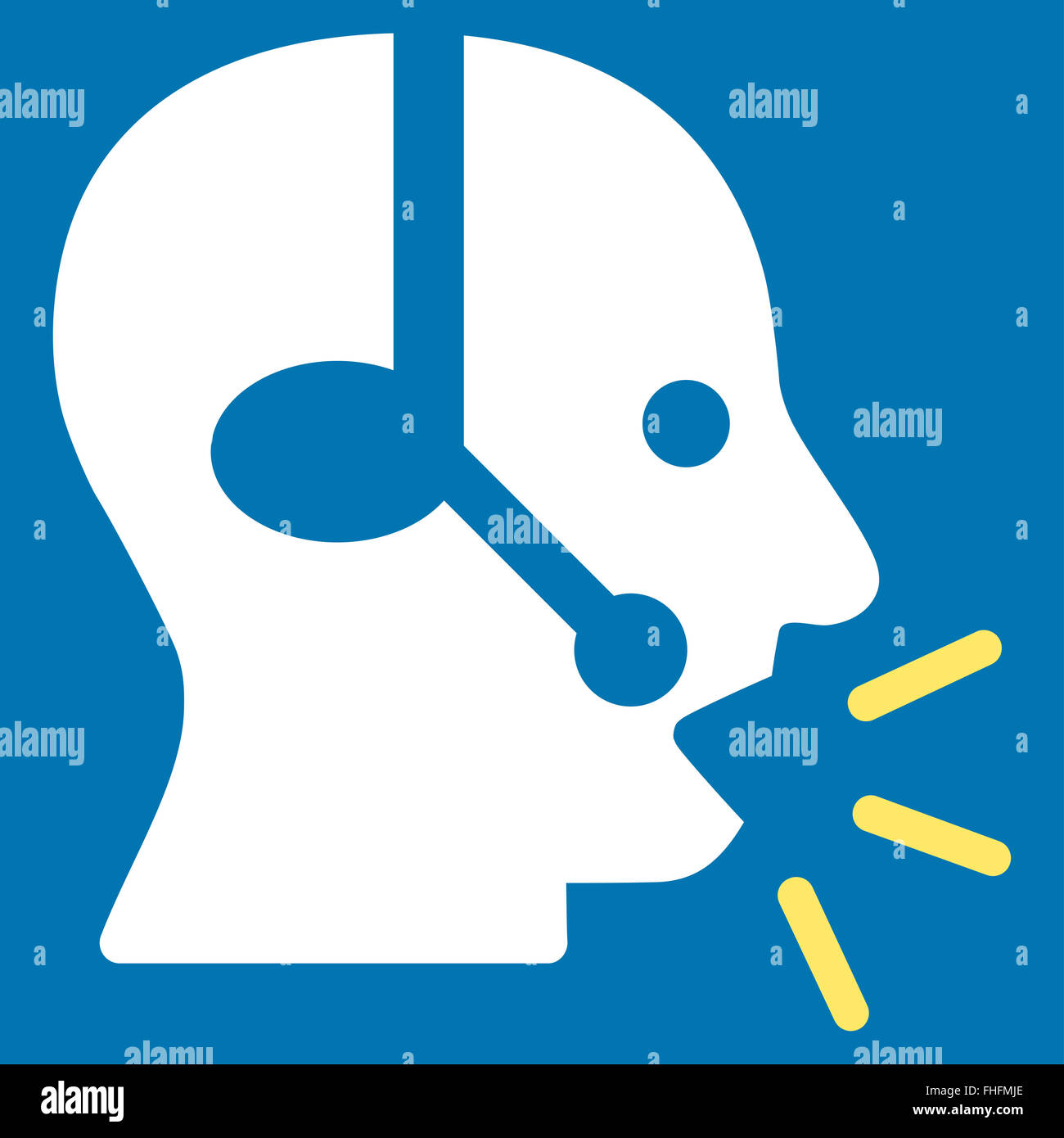 Operator Message Icon Stock Photo - Alamy