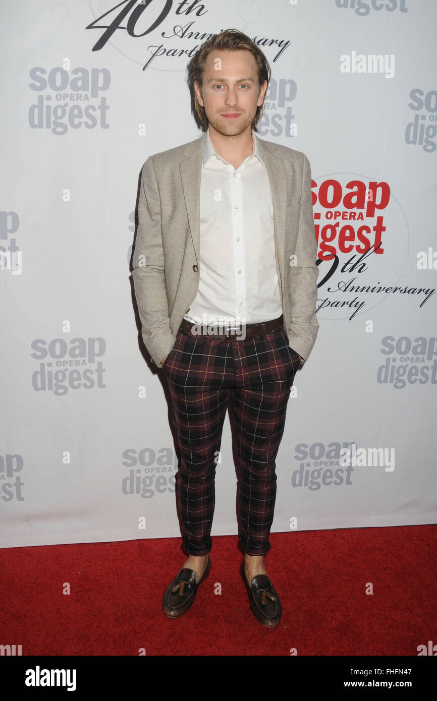 Hollywood, CA, USA. 24th Feb, 2016. Eric Nelson. Soap Opera Digest's ...