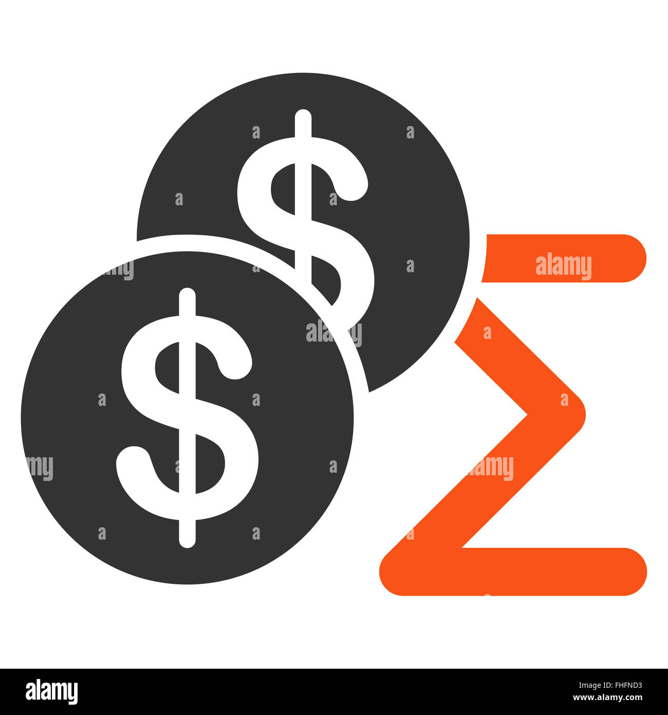 Summary icon from Business Bicolor Set Stock Photo - Alamy