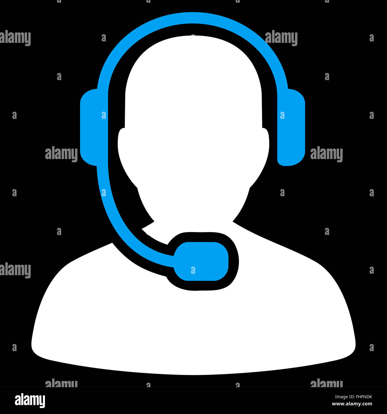 Call Center Operator Icon from Commerce Set Stock Photo - Alamy