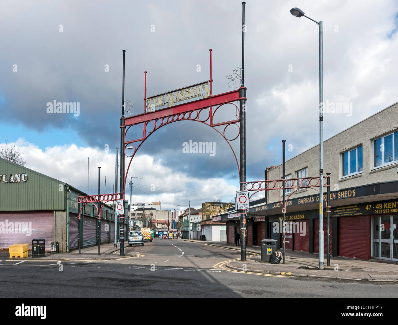 Glasgow barras sign hi-res stock photography and images - Alamy