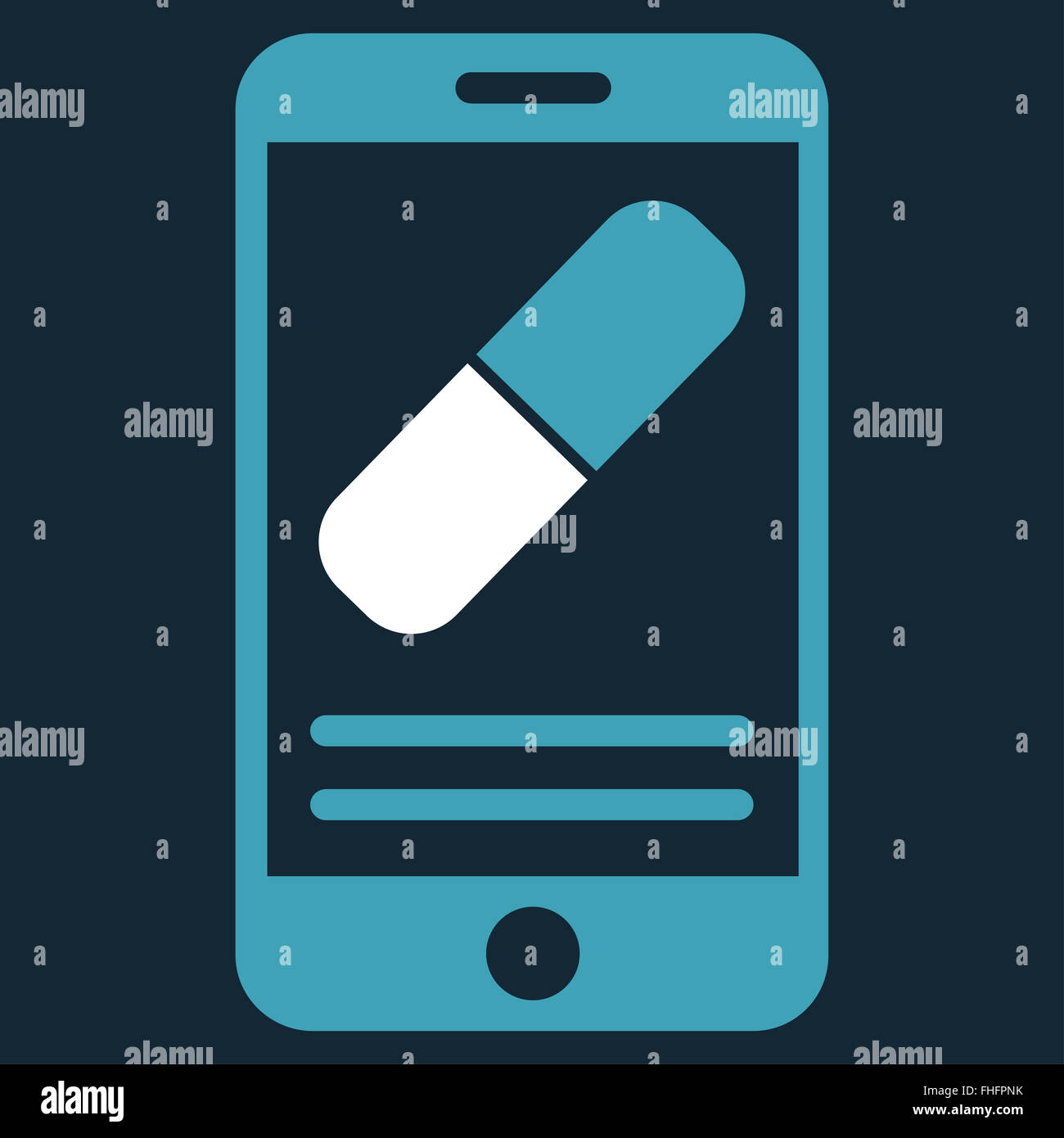 Medication Online Information Icon Stock Photo - Alamy