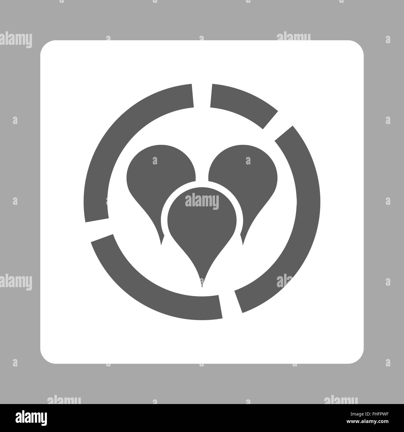 Geo diagram icon Stock Photo - Alamy