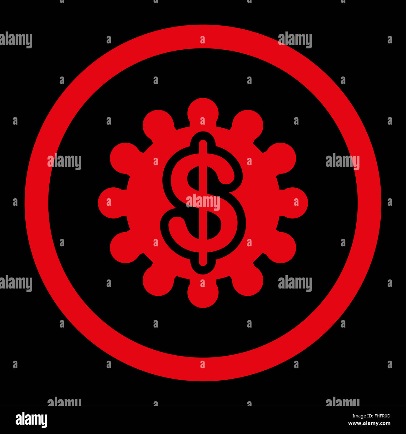 Payment options flat red color rounded glyph icon Stock Photo - Alamy