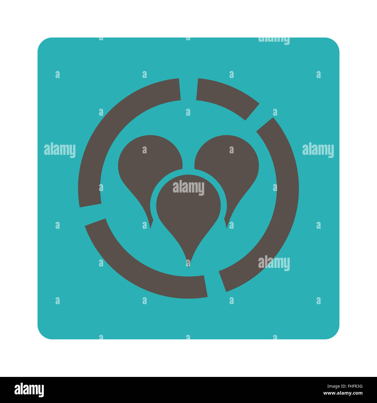 Geo diagram icon Stock Photo - Alamy