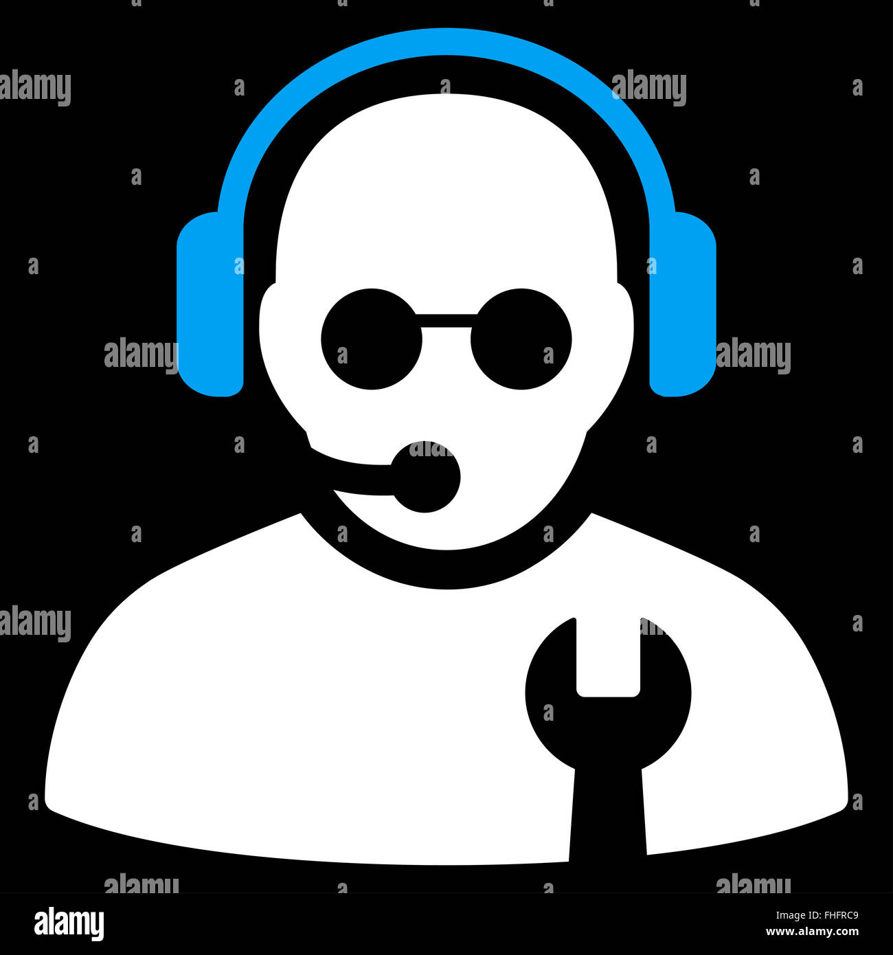 Service Operator Icon Stock Photo - Alamy