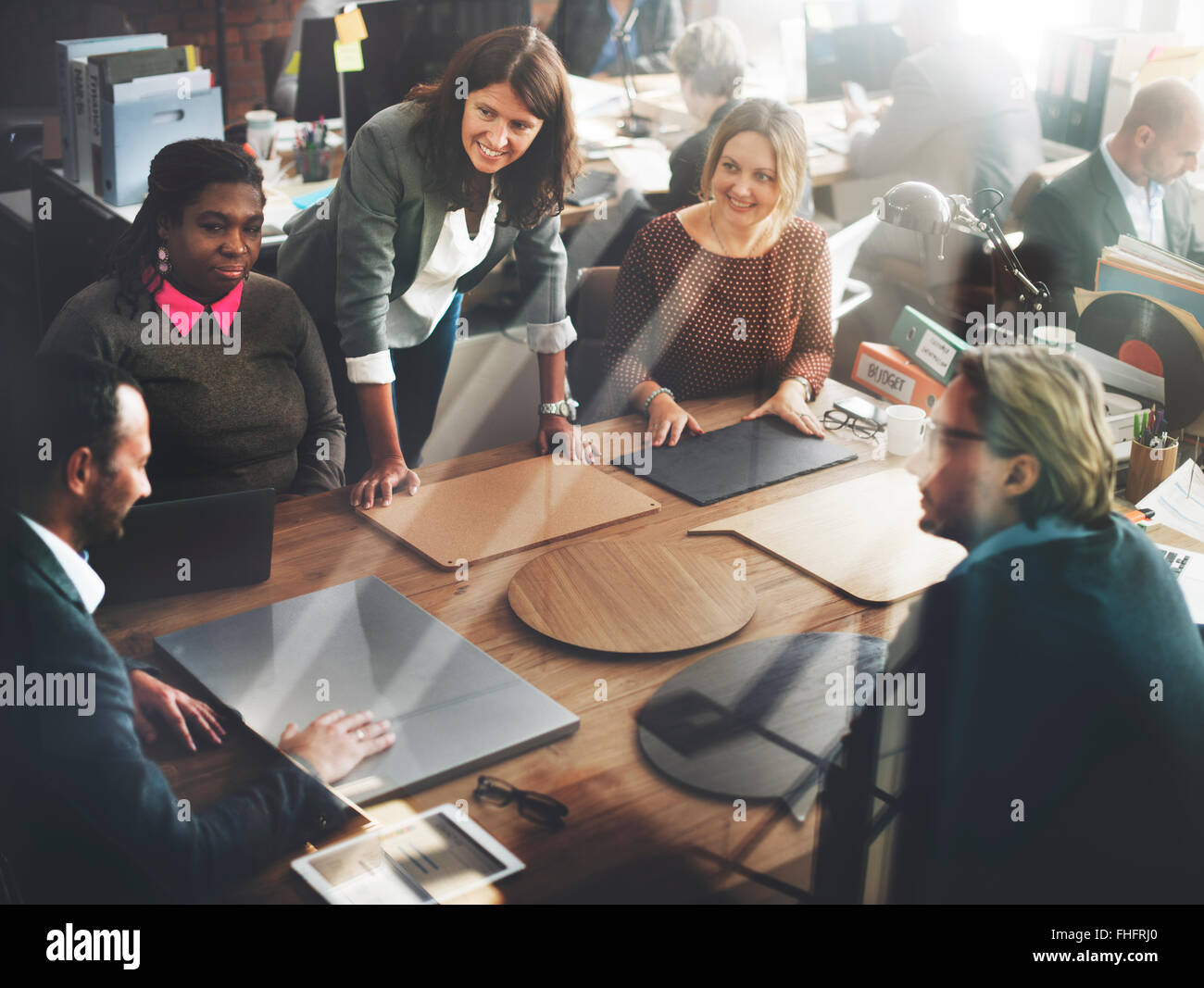 Business Team Meeting Project Planning Concept Stock Photo - Alamy