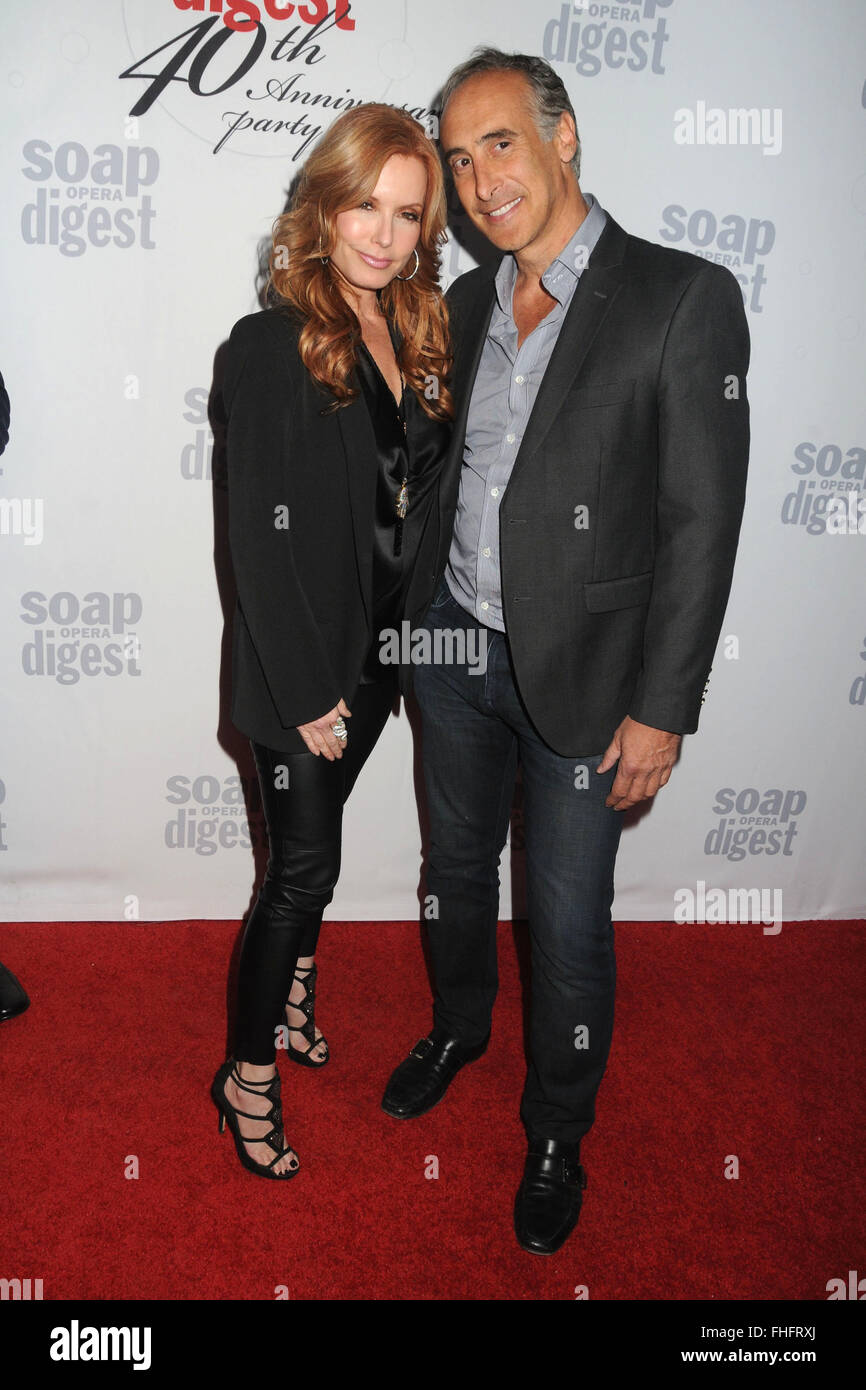 Hollywood, CA, USA. 24th Feb, 2016. Tracey Bregman, Brian Landow. Soap ...