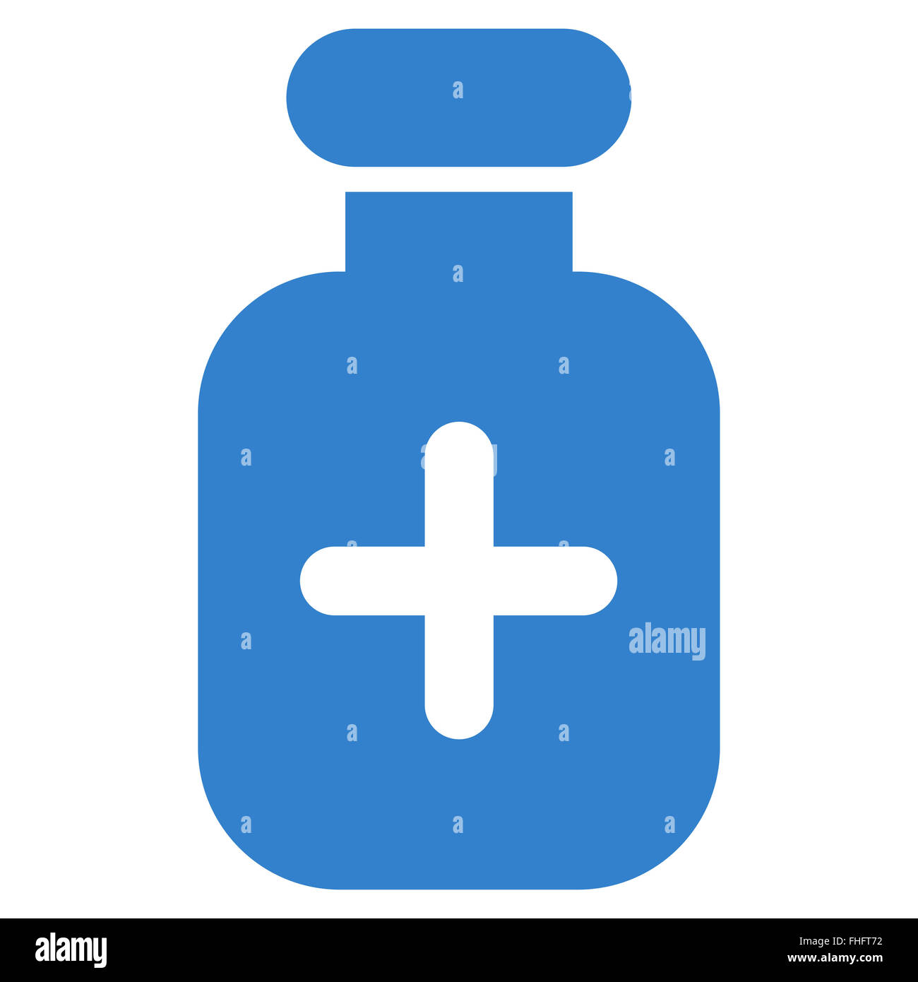 Medication Vial Icon Stock Photo - Alamy