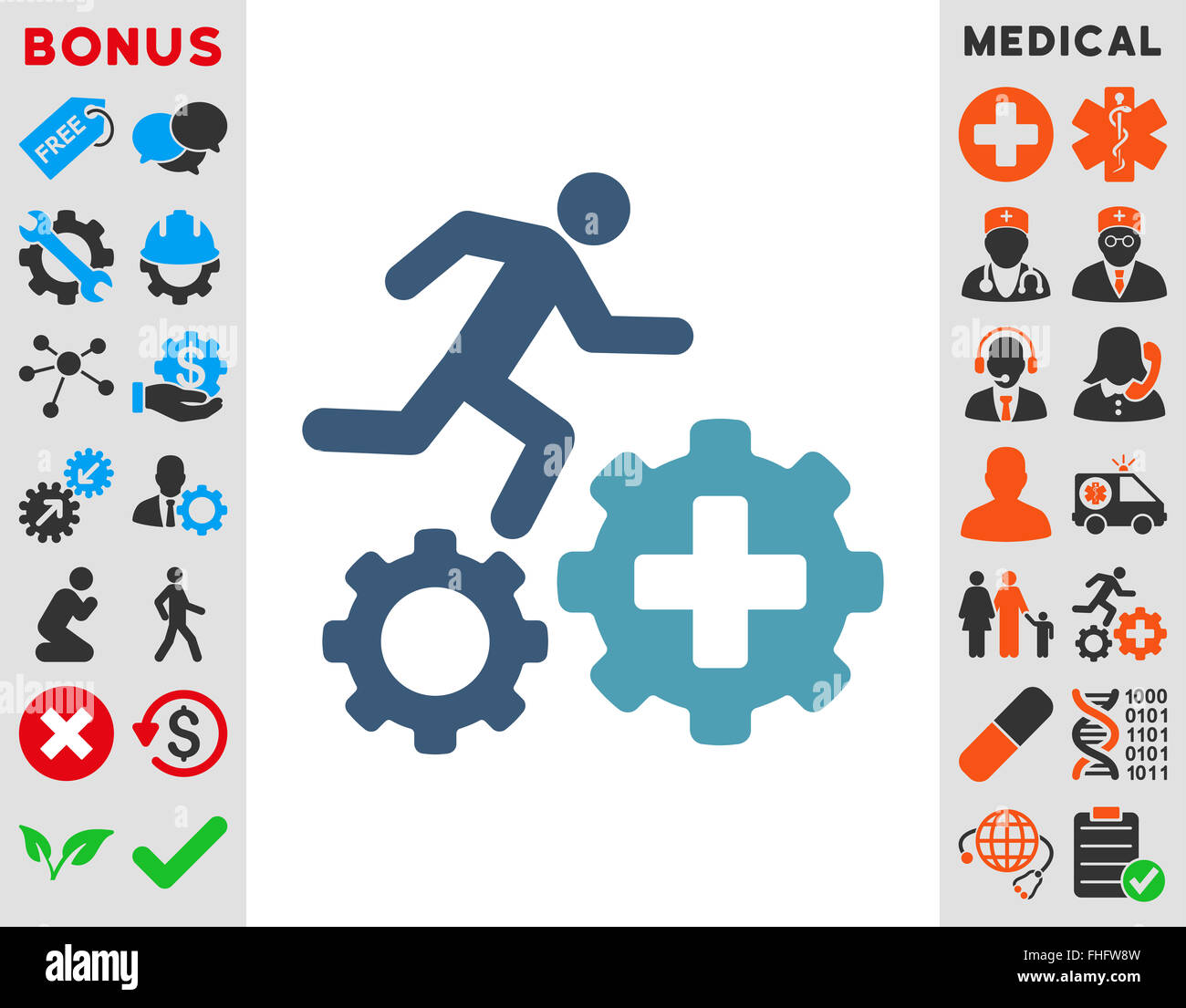 Treatment Process Icon Stock Photo - Alamy