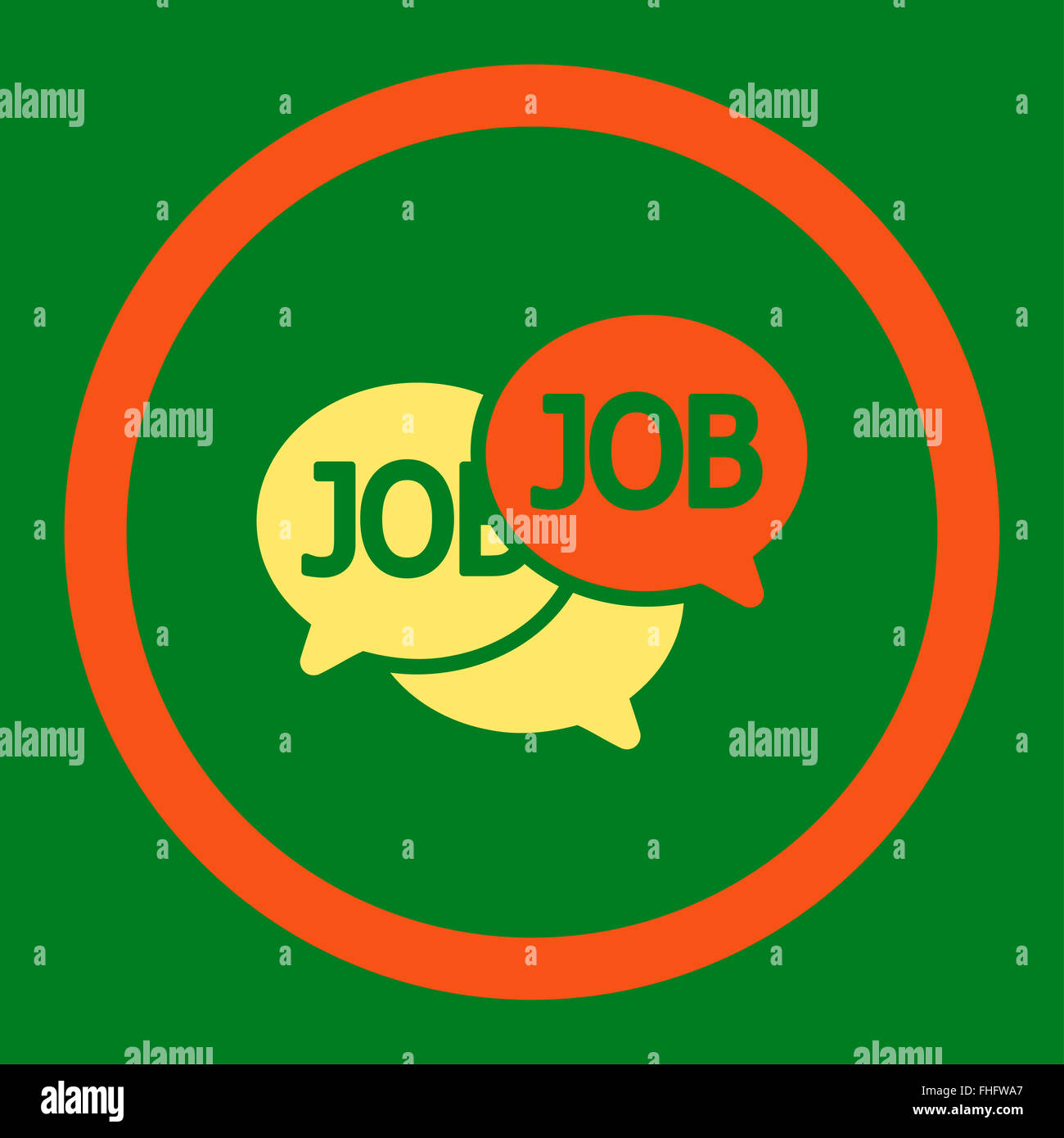 Labor Market icon Stock Photo - Alamy