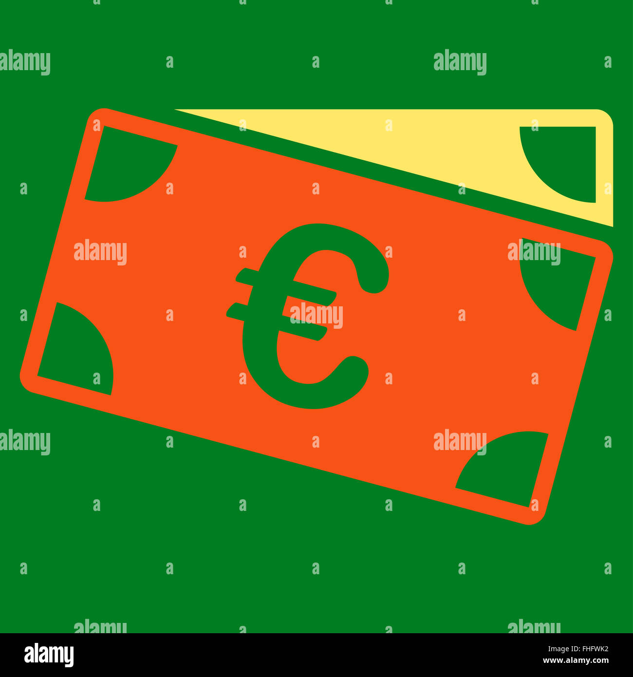Euro Banknotes Icon Stock Photo - Alamy