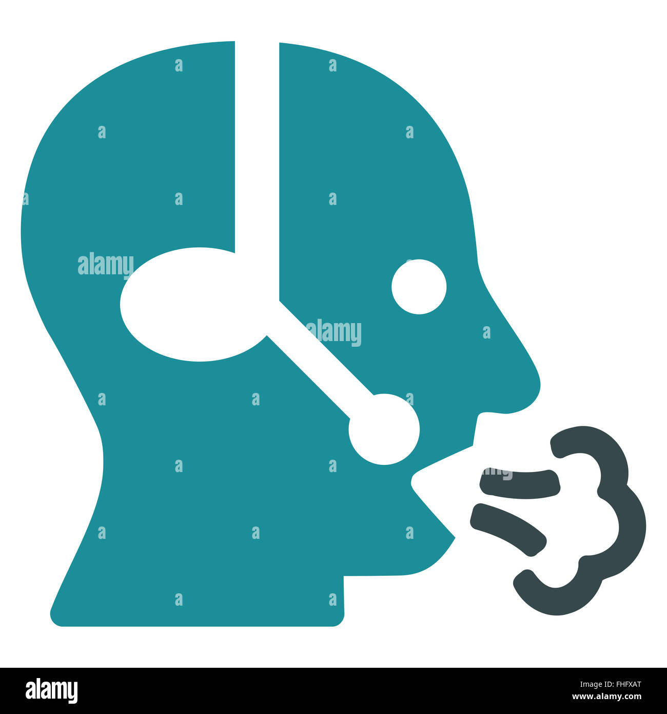 Operator Speech Icon Stock Photo - Alamy