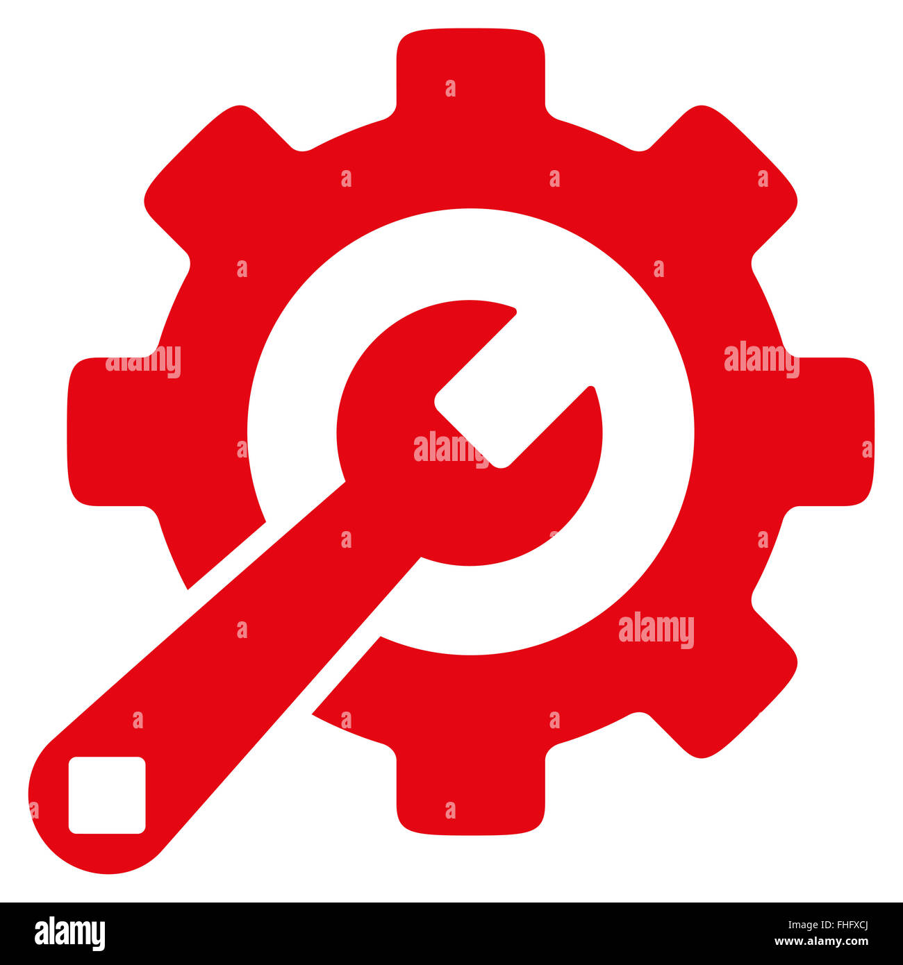 Service Tools Icon Stock Photo - Alamy