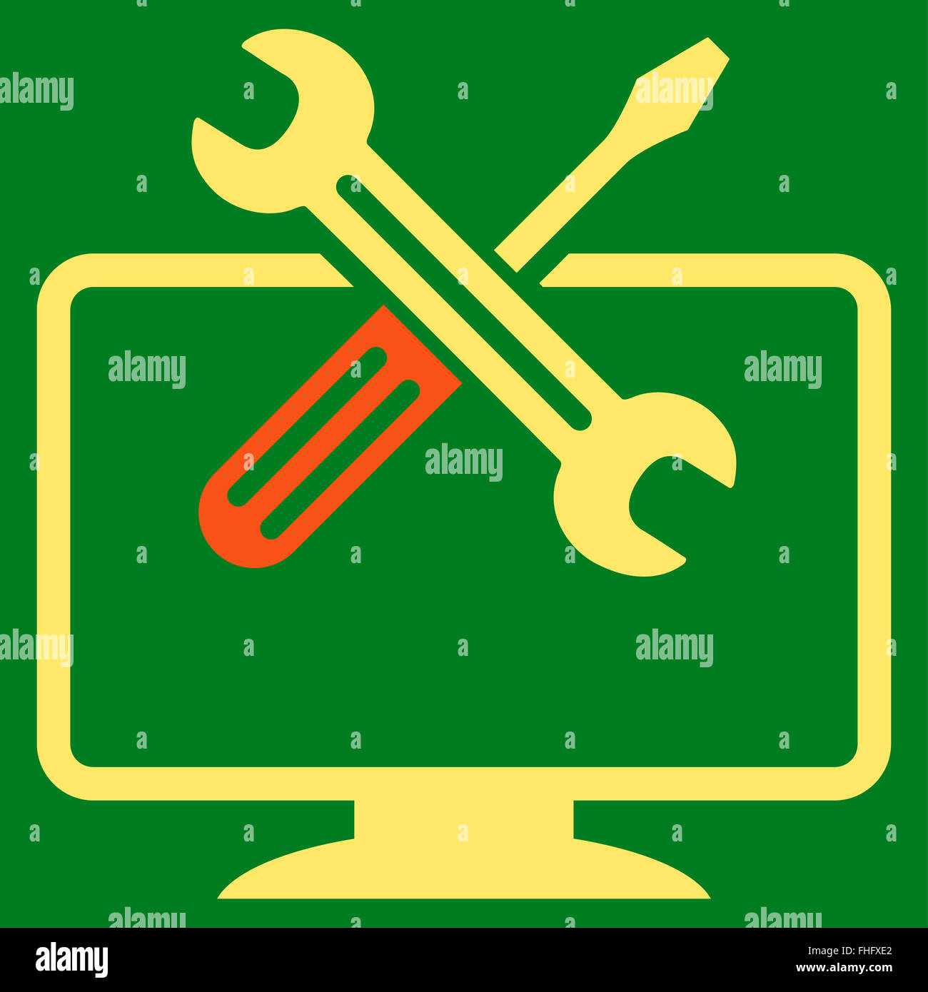 Computer Tools Icon Stock Photo - Alamy