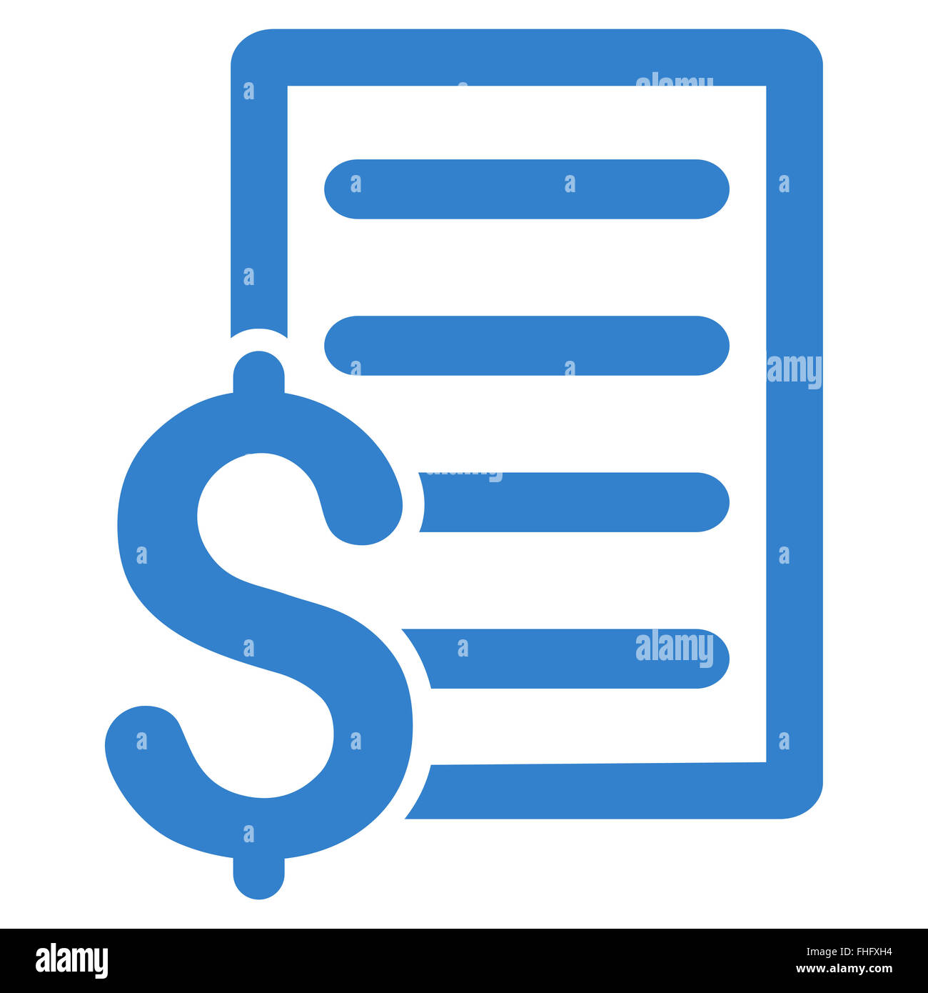 Contract Flat Icon Stock Photo - Alamy