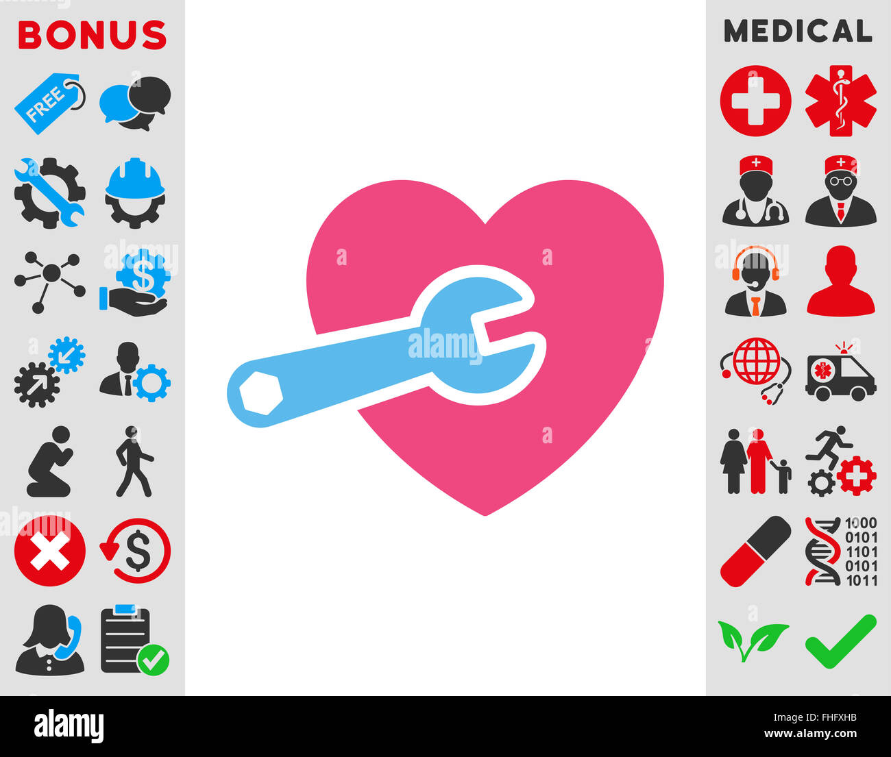 Heart Surgery Icon Stock Photo - Alamy
