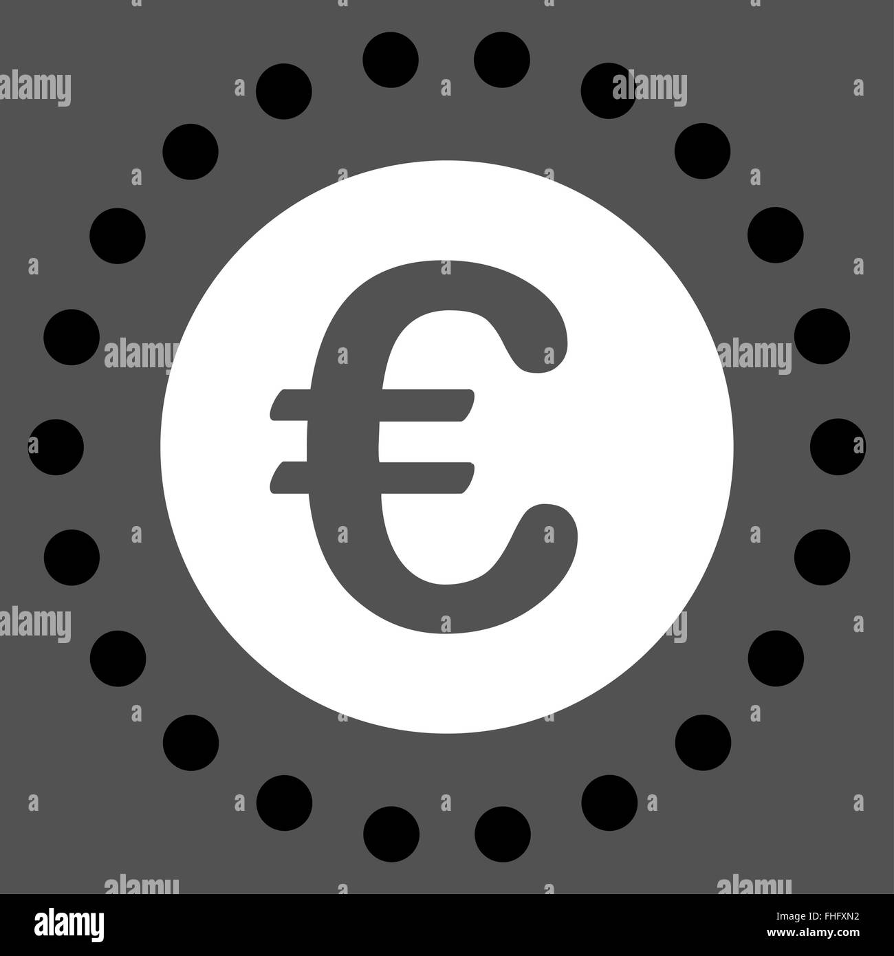 Euro Gold Coin Icon Stock Photo - Alamy