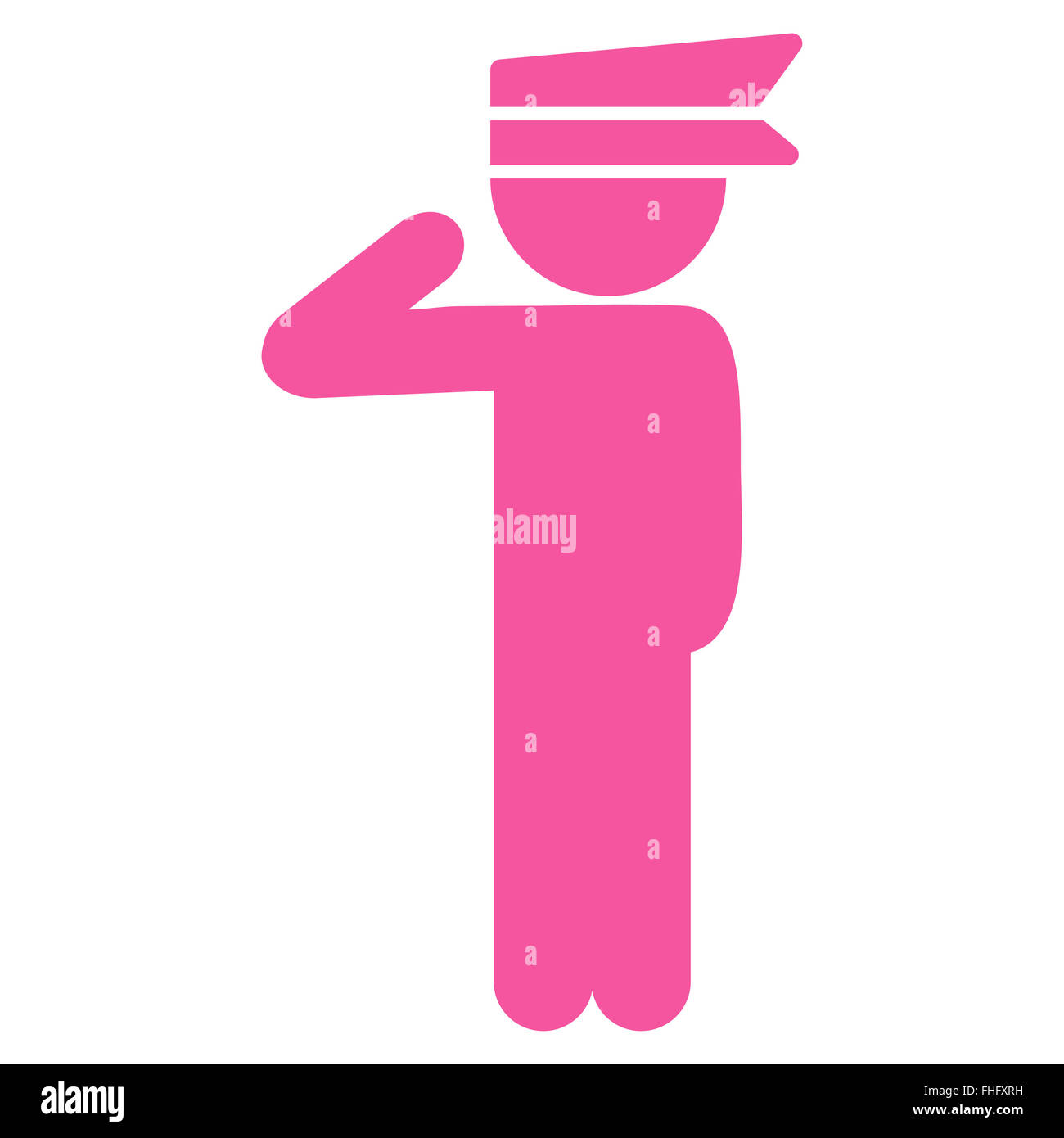 Human Officer Icon Stock Photo - Alamy