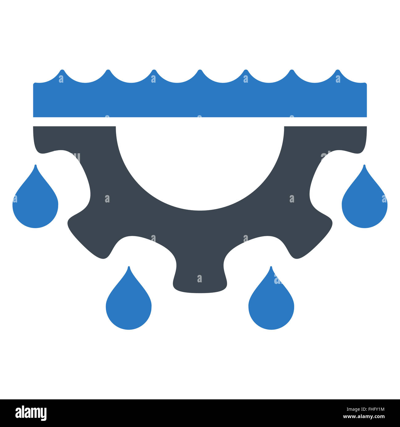 Water Service Icon Stock Photo - Alamy