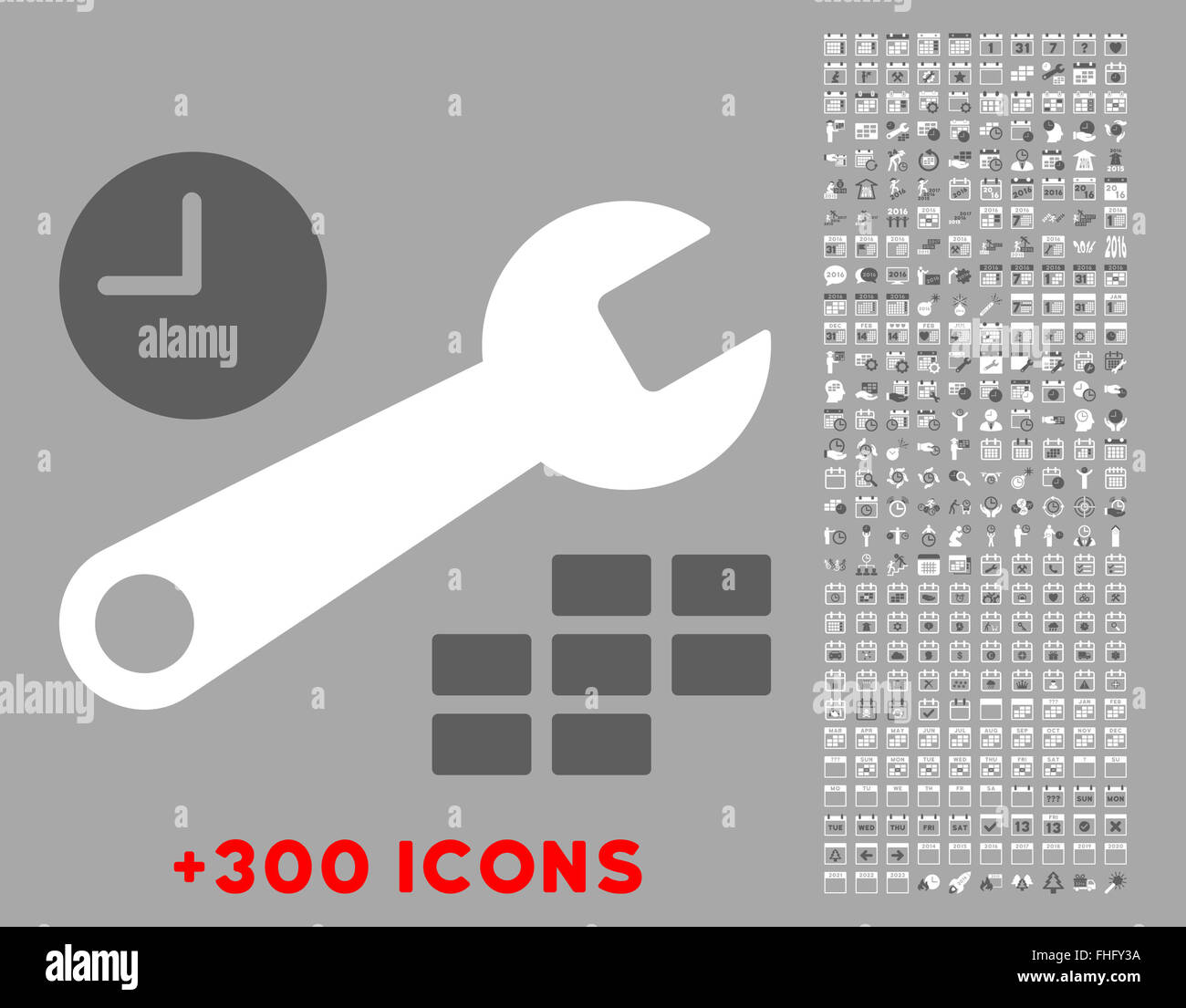 Date And Time Configuration Icon Stock Photo - Alamy