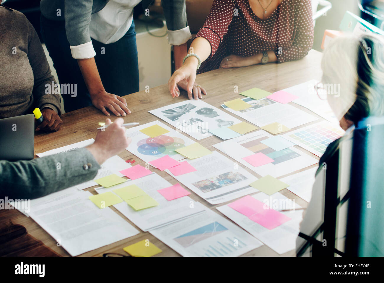 Business Team Meeting Project Planning Concept Stock Photo - Alamy