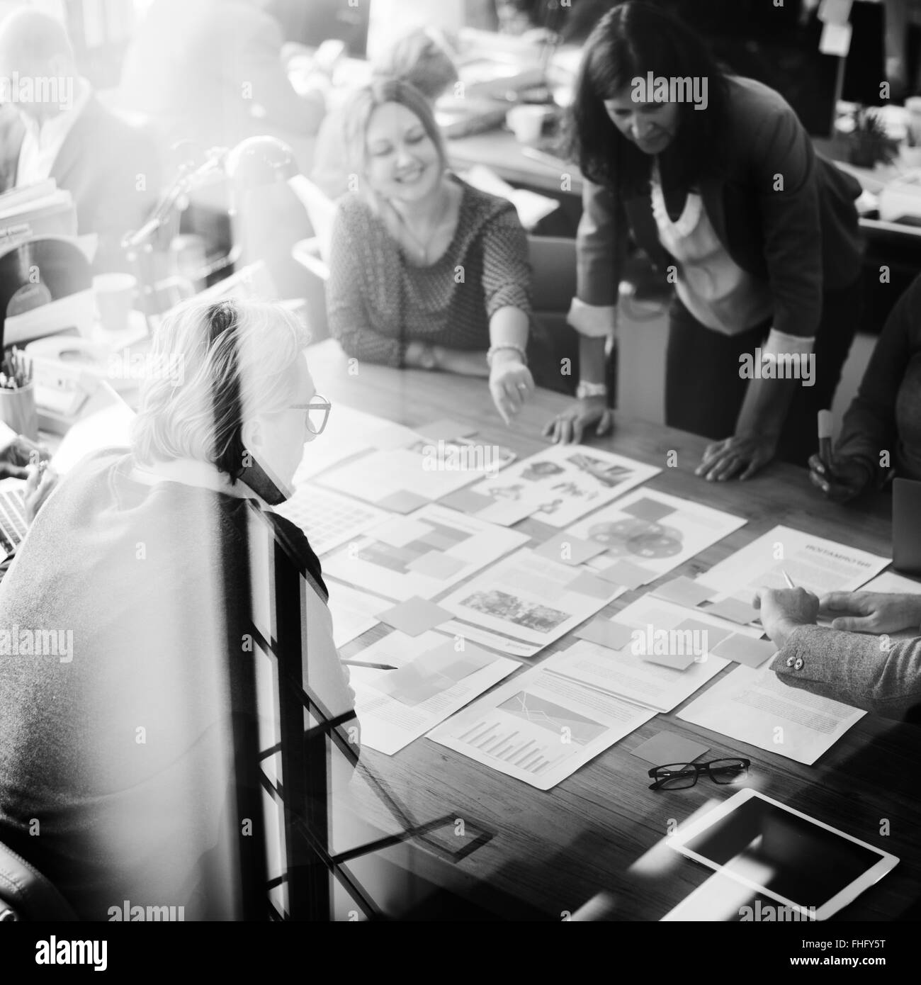 Team building project Black and White Stock Photos & Images - Alamy
