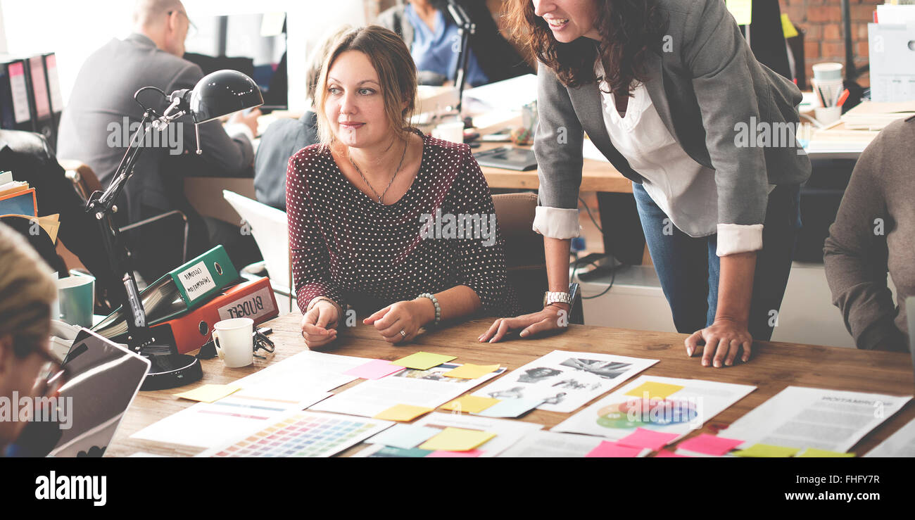 Business People Meeting Design Ideas Concept Stock Photo - Alamy