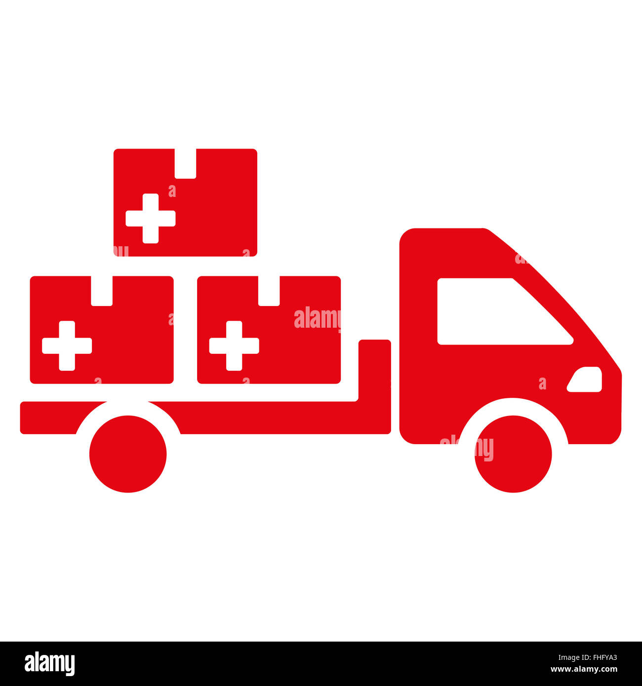 Medication Delivery Icon Stock Photo - Alamy