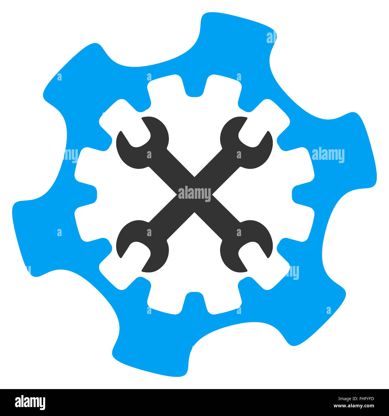 Service Tools Icon Stock Photo - Alamy