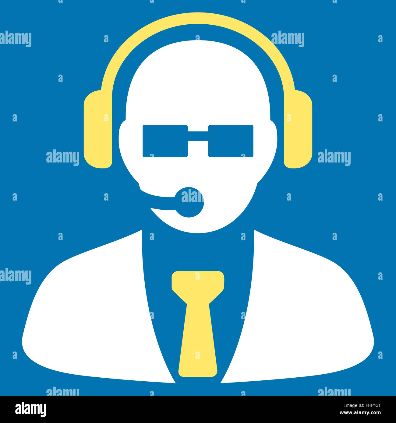 Support Manager Icon Stock Photo - Alamy