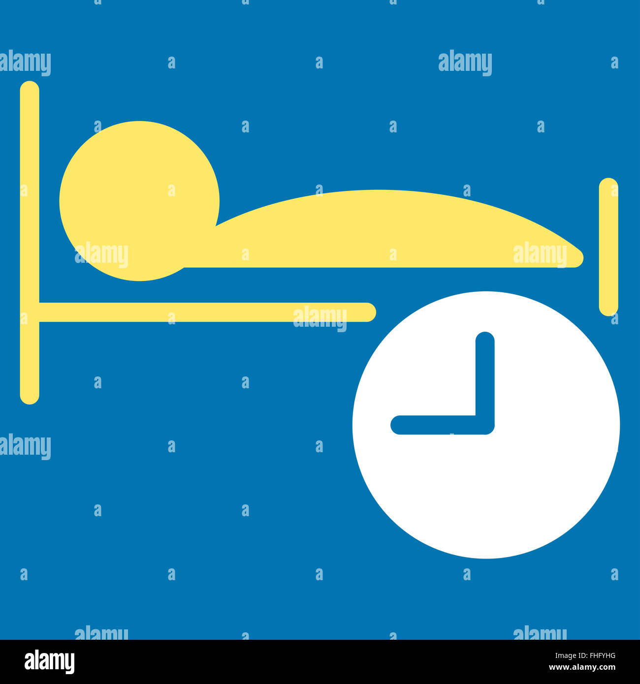 Sleep Time Icon Stock Photo - Alamy